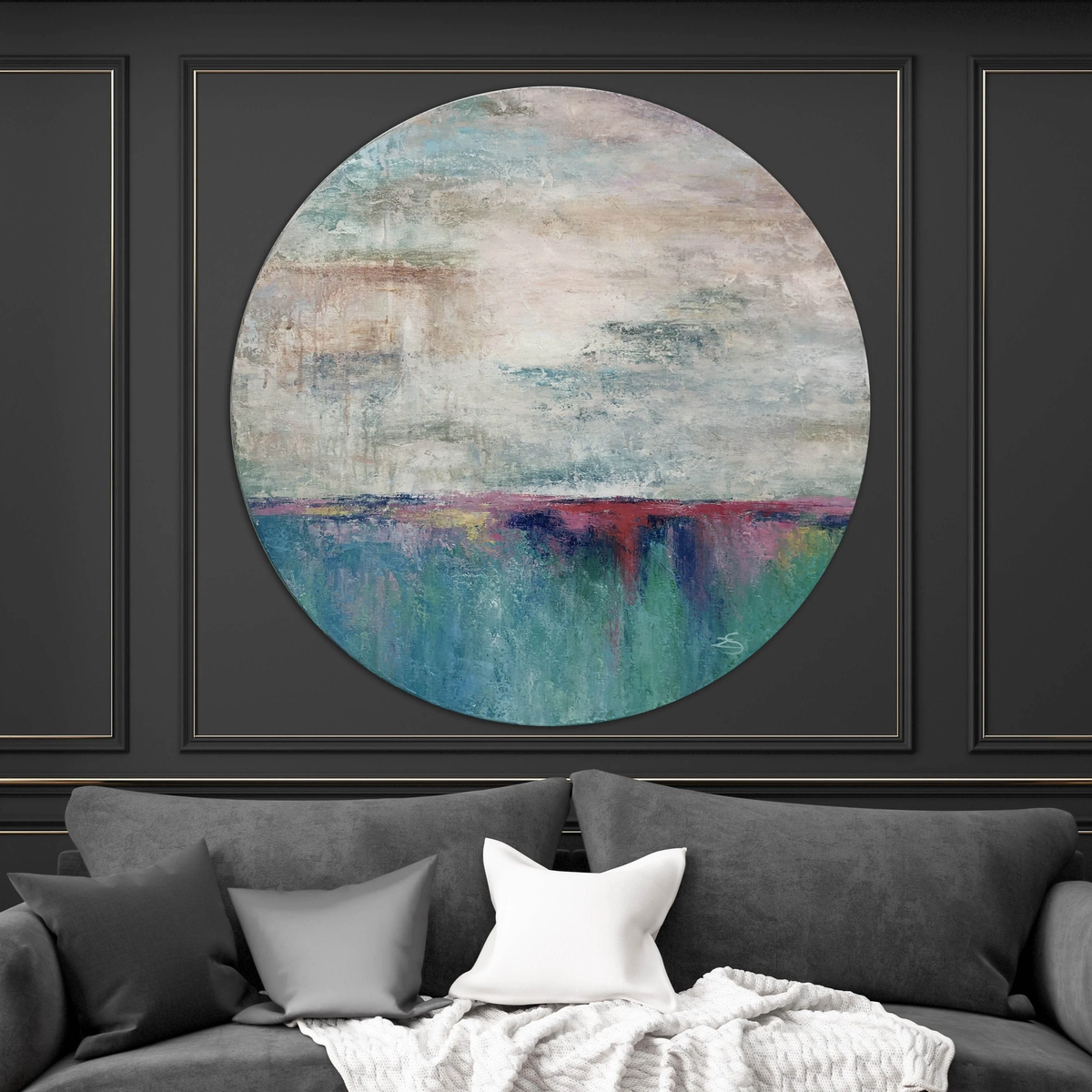 Round Canvas Paintings: The Timeless Charm of Circular Art ...