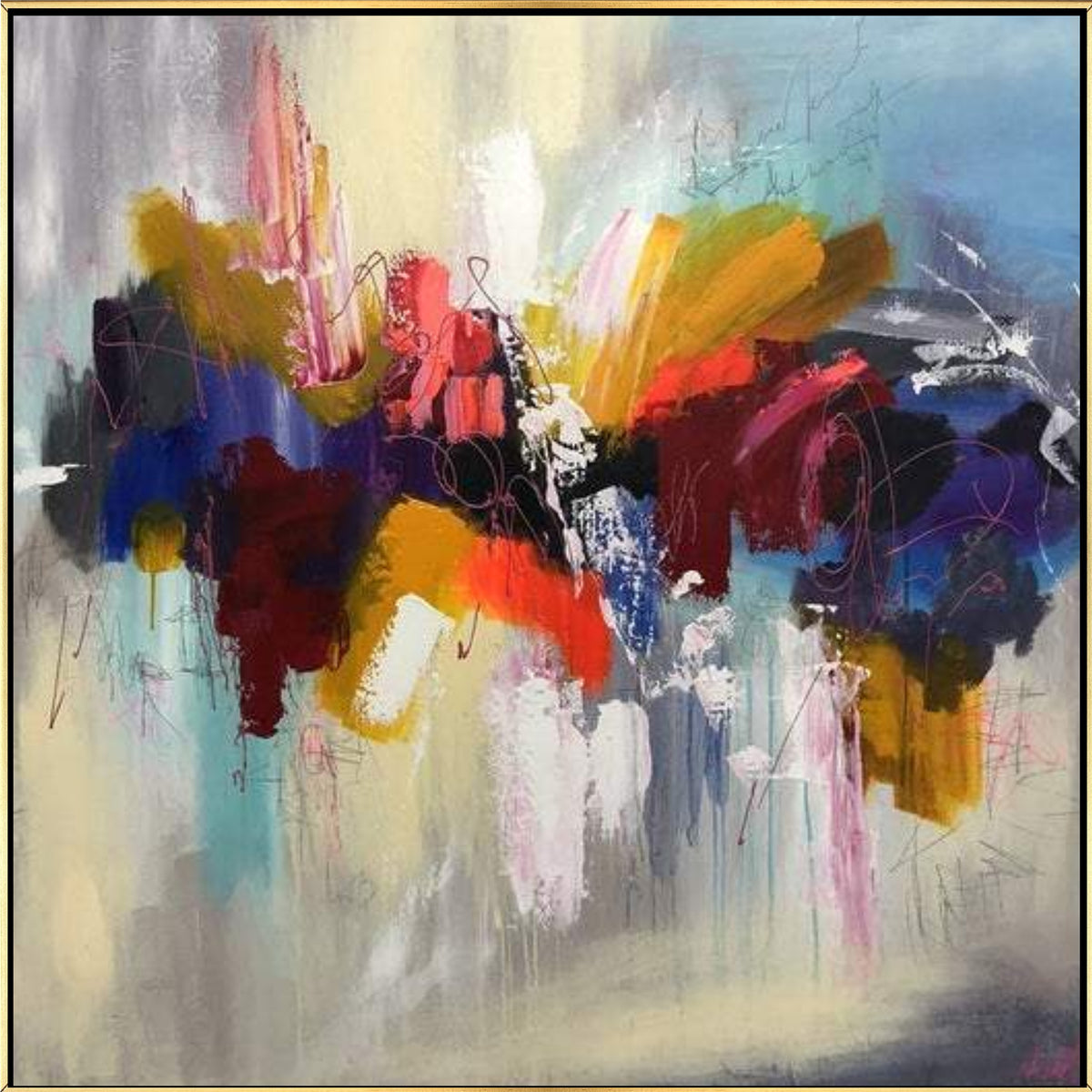 Colorful Abstract Paintings For Sale – Trendgallery.art