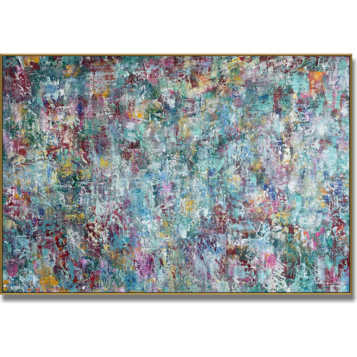 Abstract Colorful Wall Hanging Oil Painting Modern Artwork Original ...