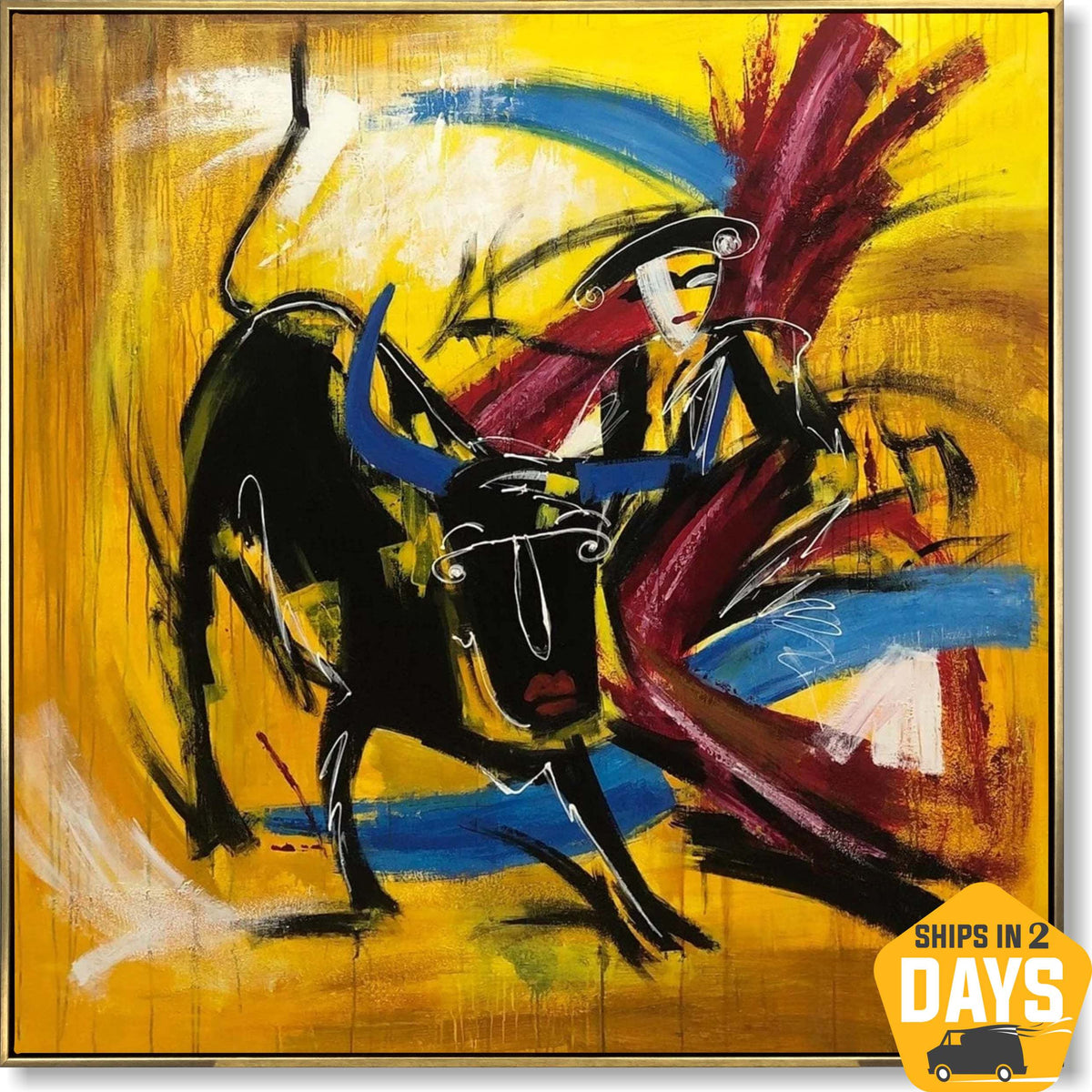 SPANISH MOTIVES 72"x72" – Trendgallery.art