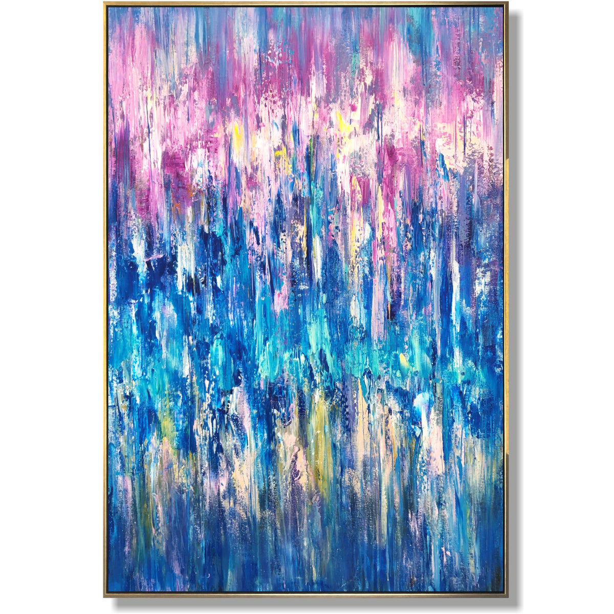 Color Layers Art Rich Textured Art Vibrant Palette Handpainted Artwork ...