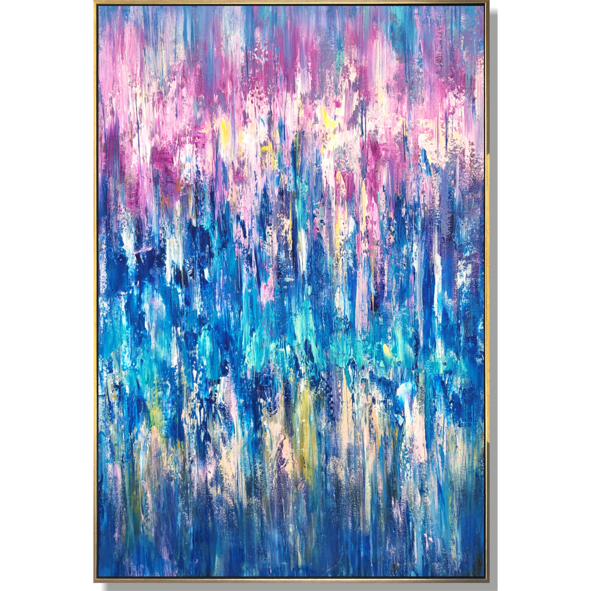 Colorful Wall Art Abstract VIVID WAVES – Trendgallery.art