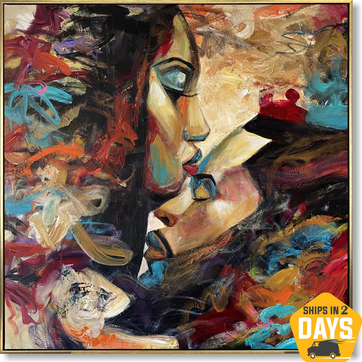 FUSION OF SOULS 40"x40" – Trendgallery.art