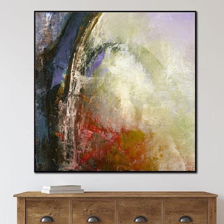 Abstract Oil Painting On Canvas Extra Large Colorful Wall Art Abstract ...